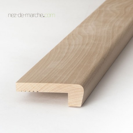 nez de marche pour finition d'escalier en hêtre massif